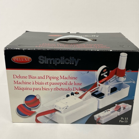 Simplicity | Art | Simplicity Deluxe Bias And Piping Machine White In ...